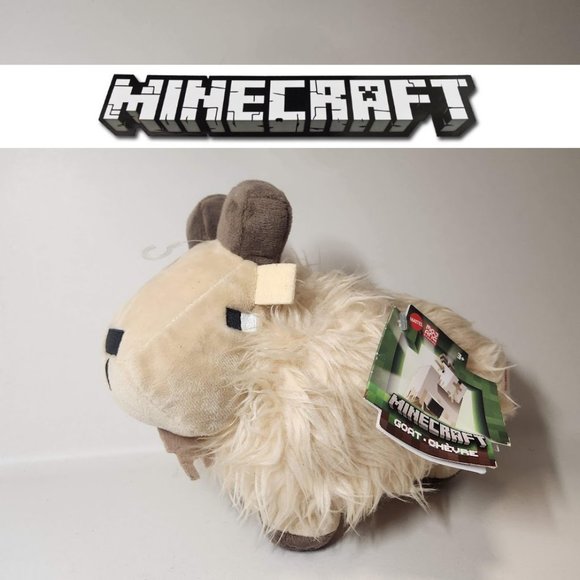Mattel | Toys | New Minecraft Goat Plush Mattel Stuffed Animal 8 Mojang ...